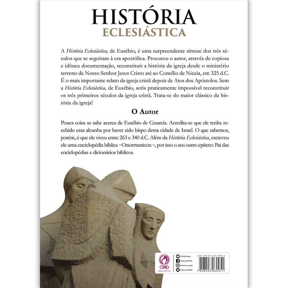 História Eclesiástica Eusébio De Cesaréia Cpad Cpad